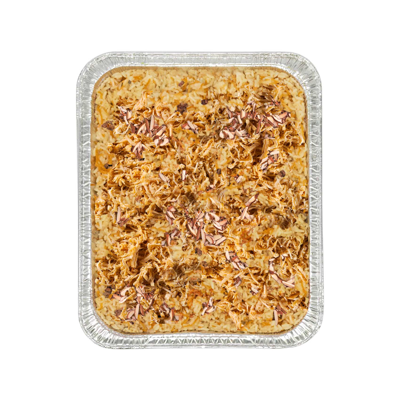 Rice, Ground Beef, Shredded Chicken & Nuts | DAILY BREAD